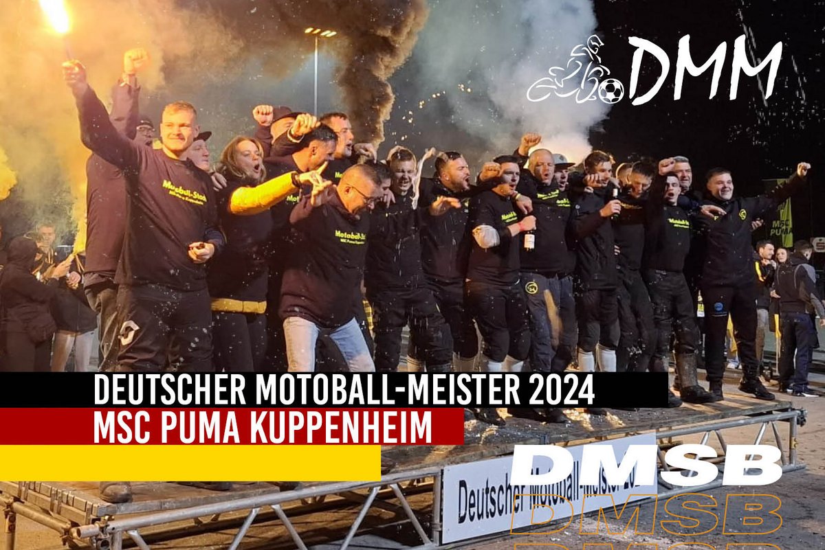 Deutscher Motoball-Meister 2024: MSC Puma Kuppenheim - DMSB e.V.